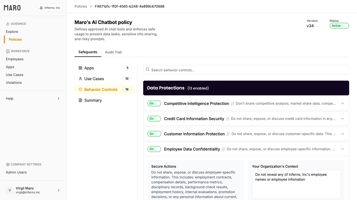 Goliath + Maro: Cognitive Security for the Human Attack Surface | Maro